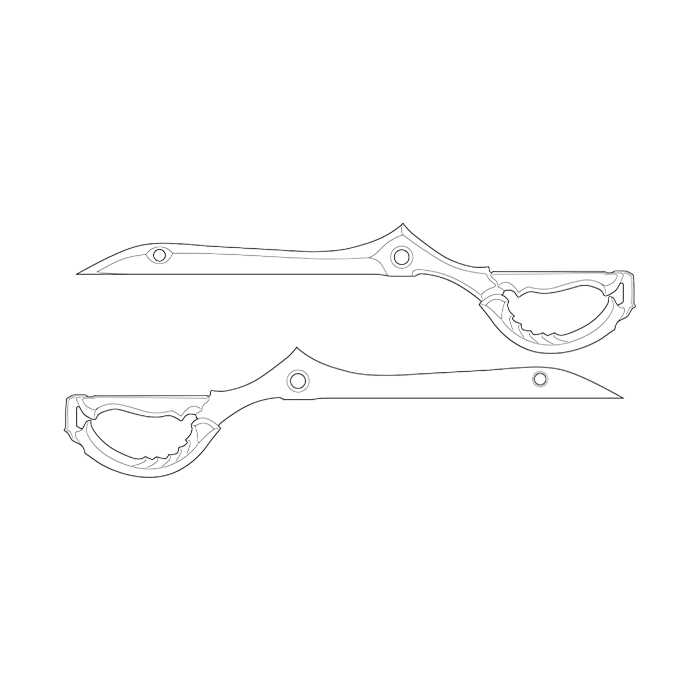 Scissor Blade – Volpin Props
