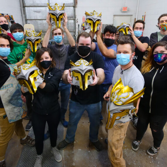Greyhawk Helmets, Godfall PS5 Launch – Volpin Props